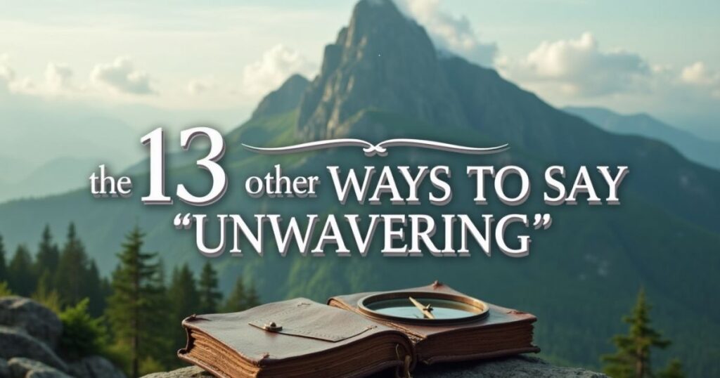13 Other Ways to Say “Unwavering”